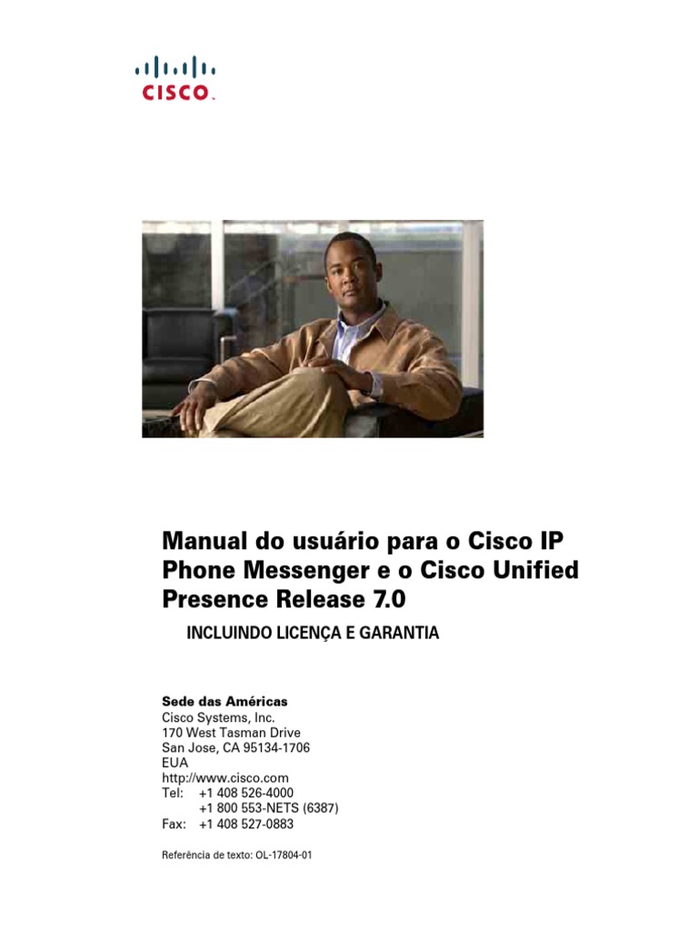 7942 Manual Cisco Ippm701ptb | PDF | Mensagem instantânea | Endereço de IP