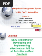 IMS Implementation Plan & Timeline | PDF | Internal Audit | Audit