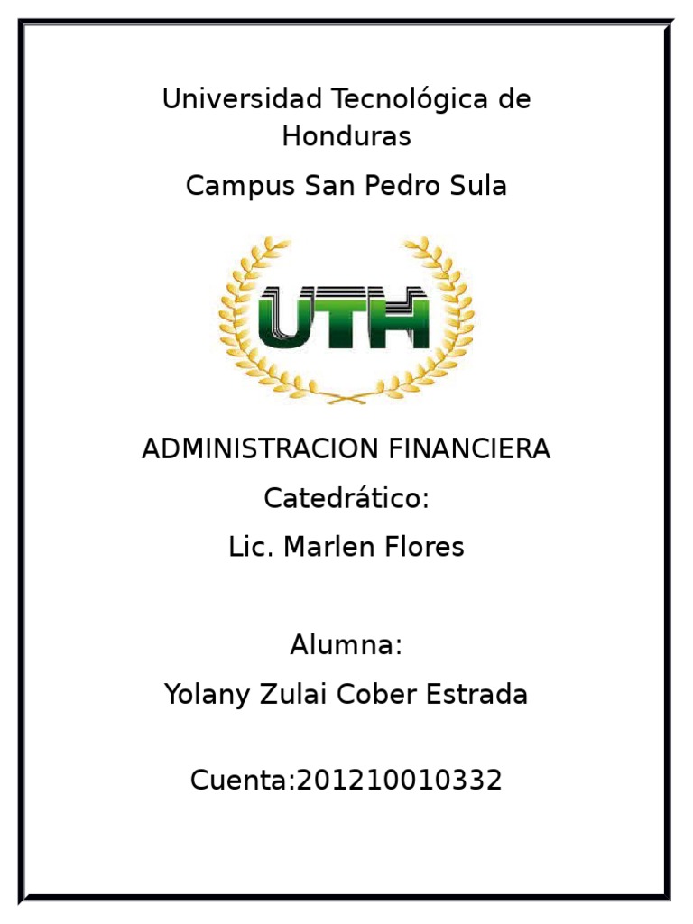 Admon Financiera | PDF | Principios contables generalmente aceptados ...