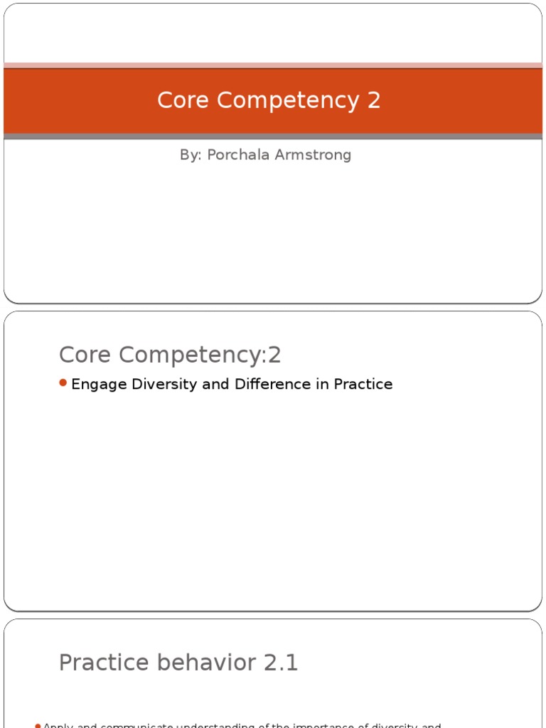 Core Competency 2 | PDF