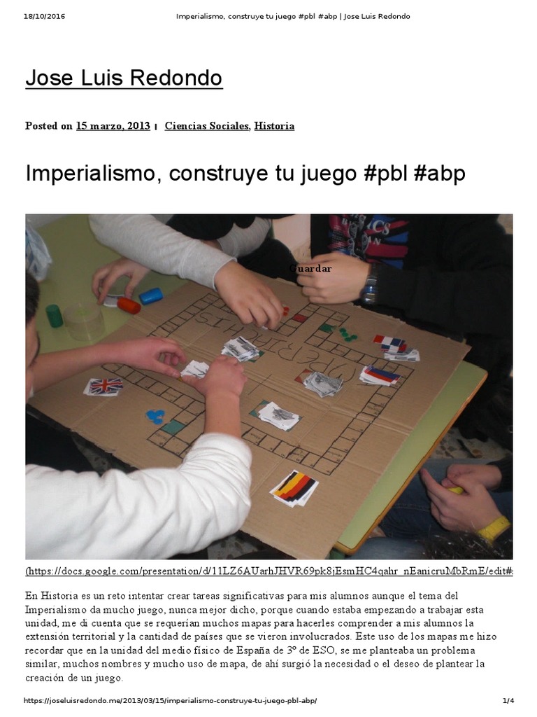 Juegos educativos sobre imperialismo | PDF | Revolución industrial ...