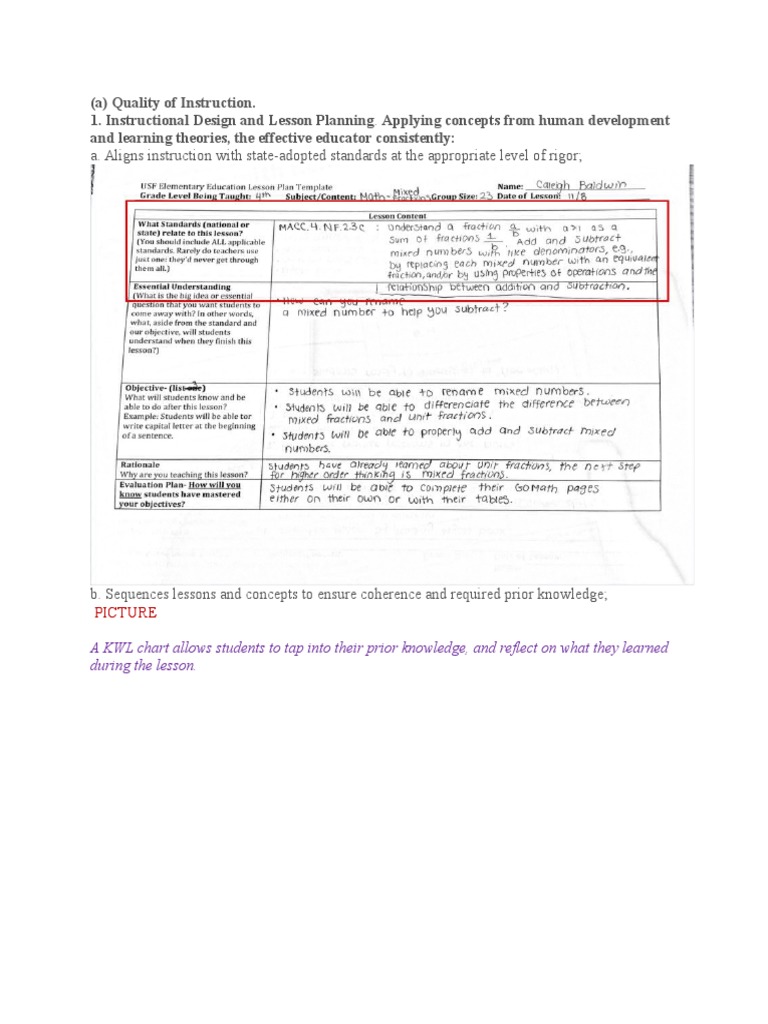 A. Aligns Instruction With State-Adopted Standards at The Appropriate ...