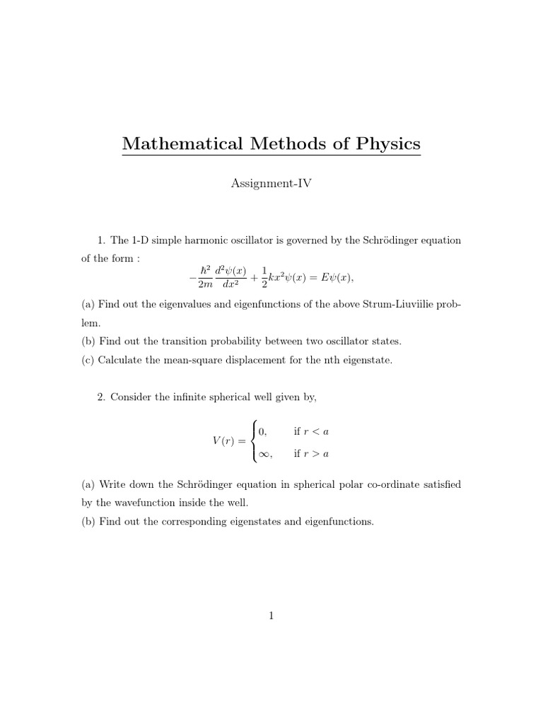 Mathematics Questions To Solve | PDF