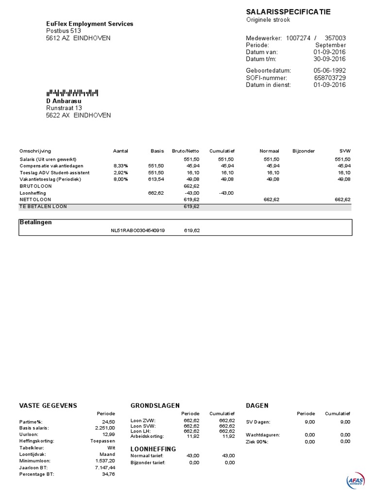 Loonstrook 09-2016 | PDF