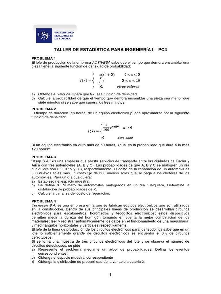 Taller pc4 PDF | PDF