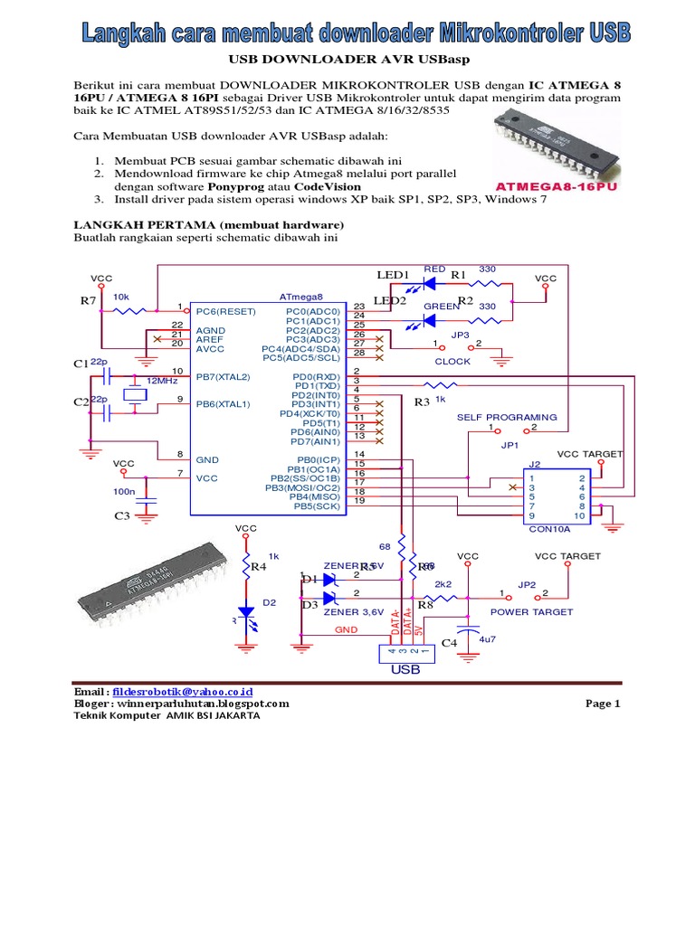 Modul Membuat Downloader Model USB Dan Sistem Minimum | PDF