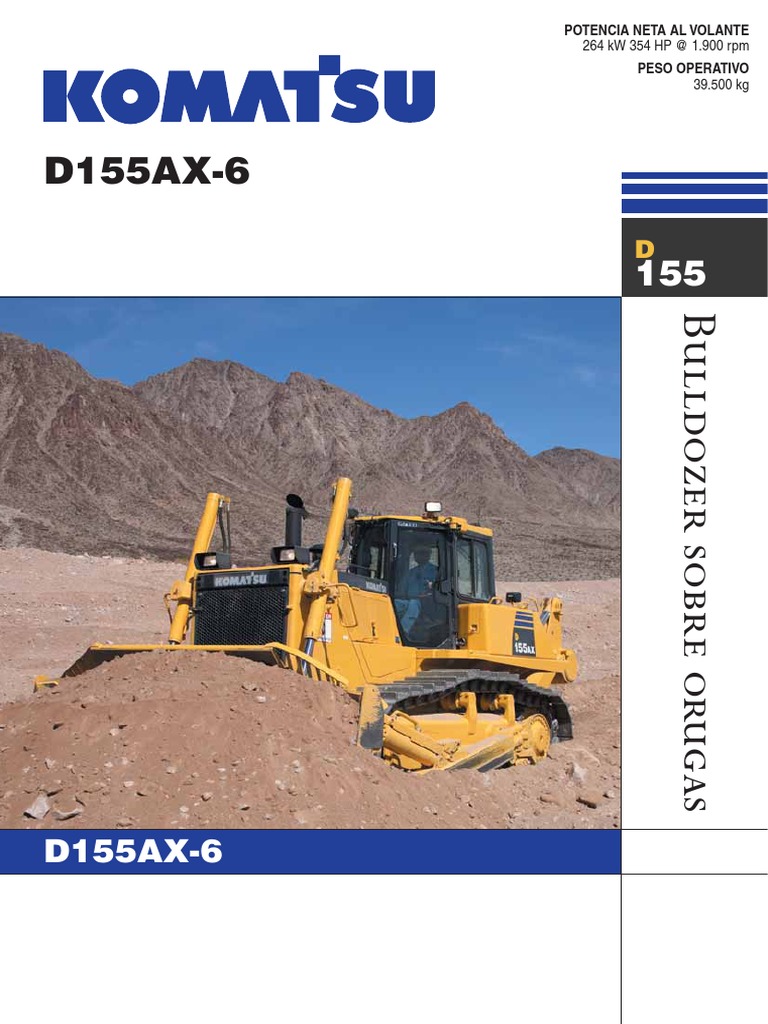 D155AX-6 Tractor Orugas | Transmisión automática | Transmisión (Mecánica)