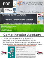 Guía de Instalación de AppServ y WordPress | PDF | Servidor web | Internet y web