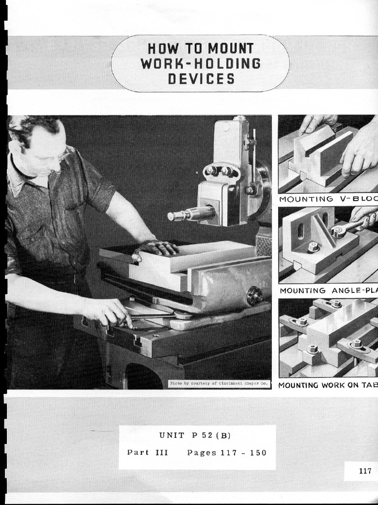 How To Mount Work Holding Devices | PDF