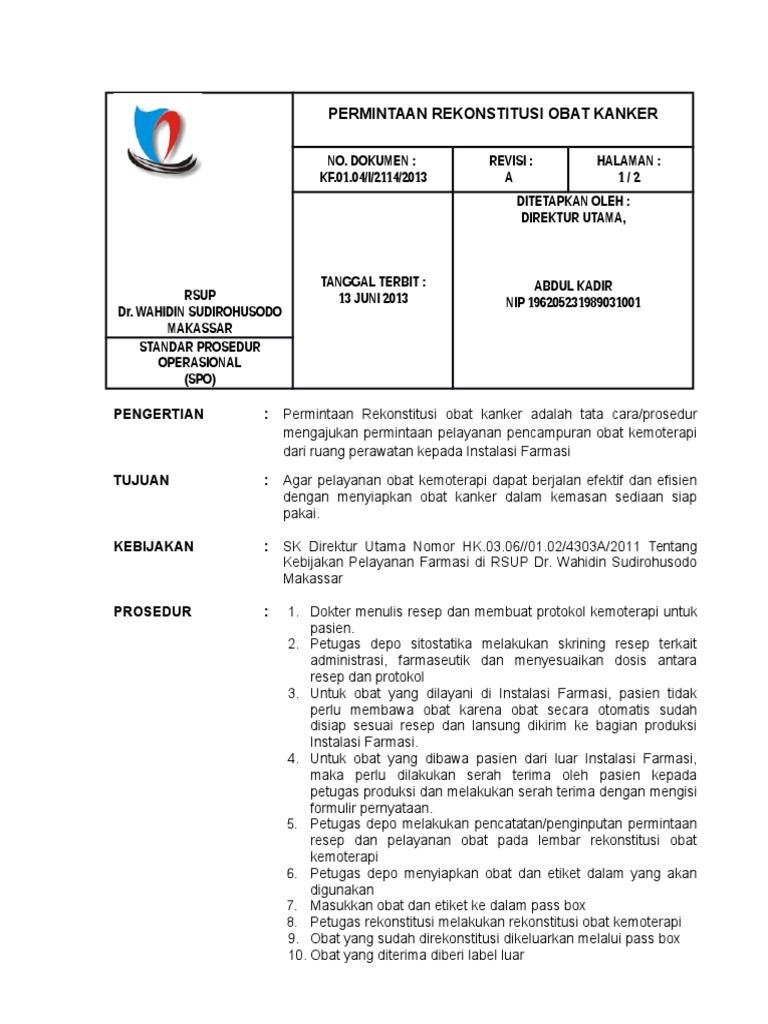 SPO Kemoterapi | PDF