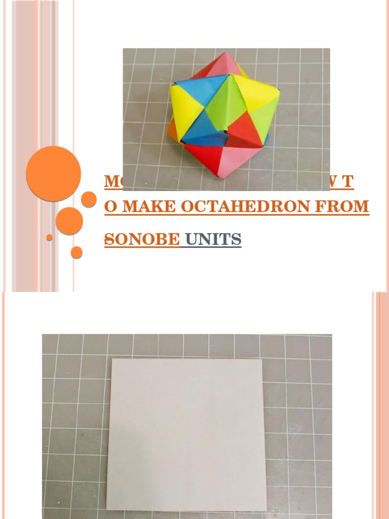 Modular Origami | PDF | Geometric Objects | Geometric Shapes
