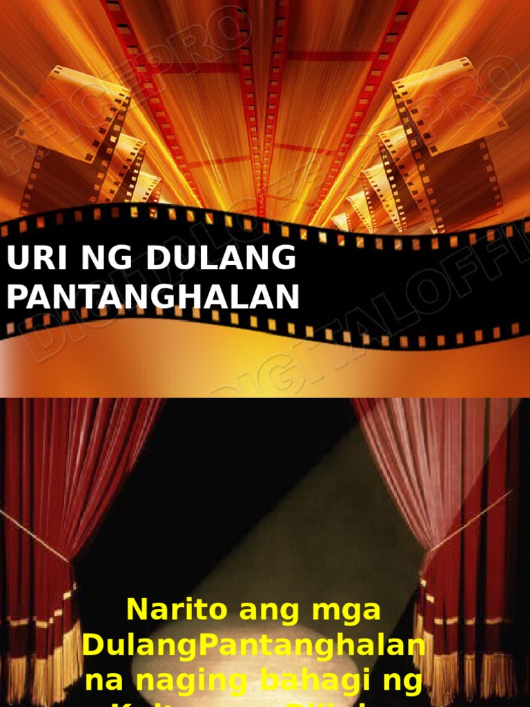 # 4. Uri NG Dulang Pantanghalan | PDF