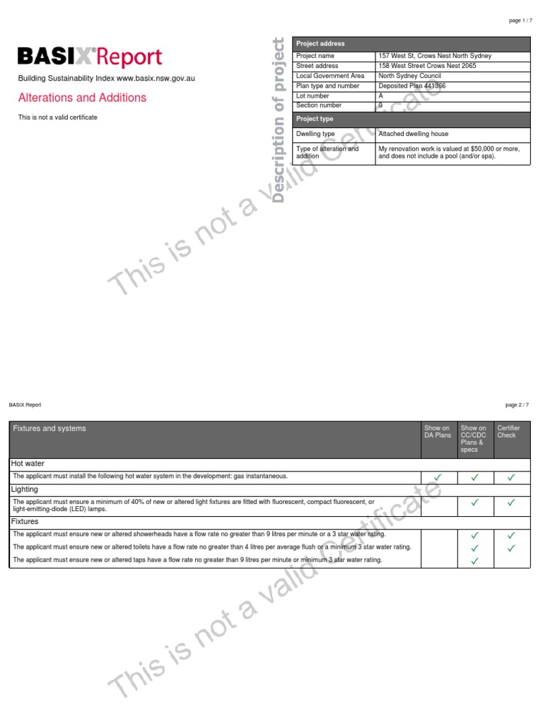 Alterations and Additions: Building Sustainability Index WWW - Basix ...