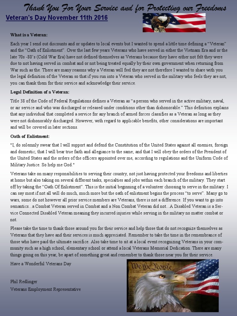 Veterans Day | PDF | Politics