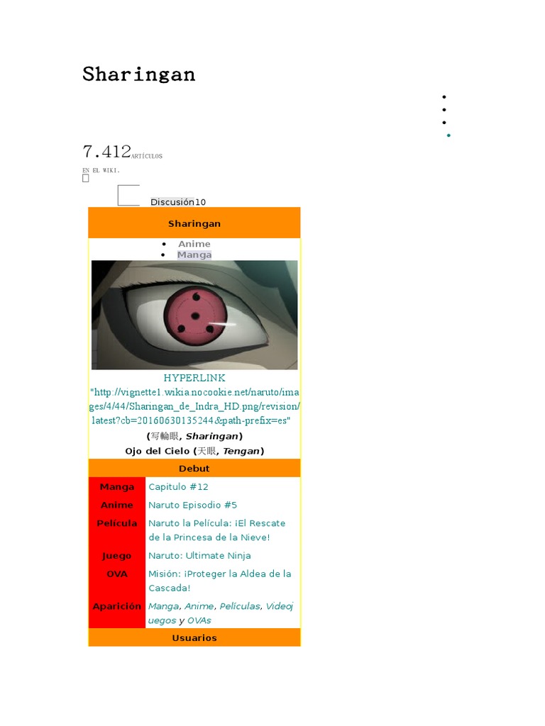 Sharingan | PDF | sintoísmo