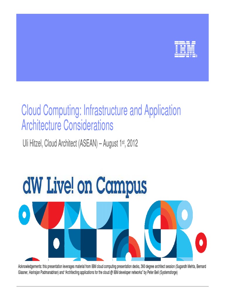 Architecting Clouds | PDF | Software As A Service | Cloud Computing