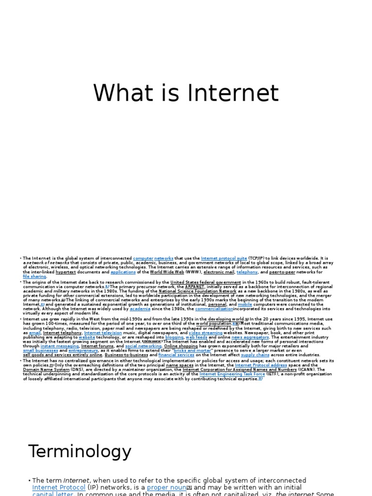 What Is Internet | PDF