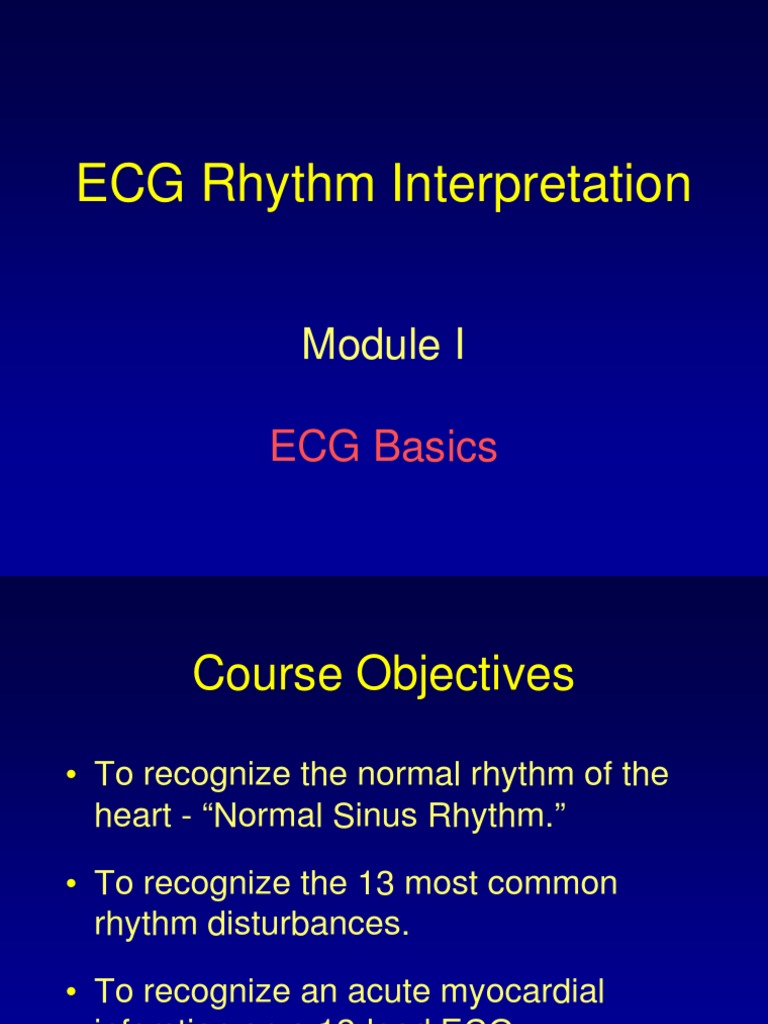 ECG Book | PDF | Electrocardiography | Cardiac Arrhythmia