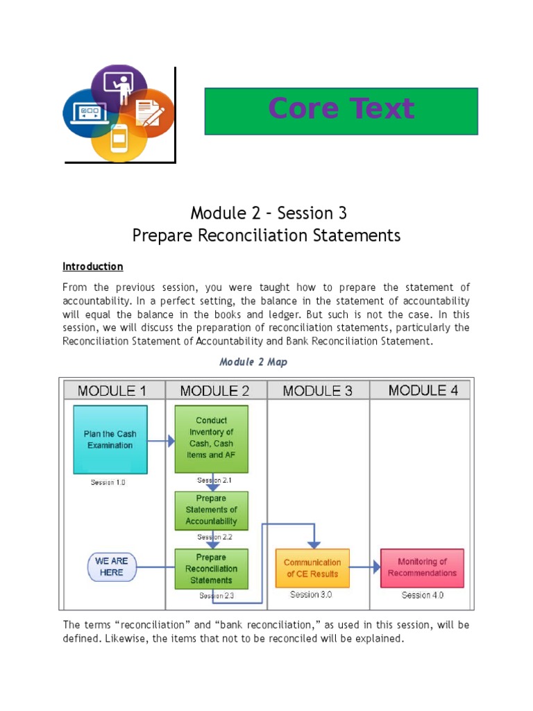 Core Text Module 2 Session 3 | PDF | Banks | Debits And Credits