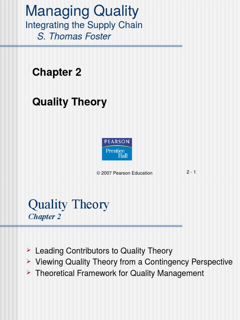 WK 2 - Quality Theory | PDF | Quality Management | Quality (Business)