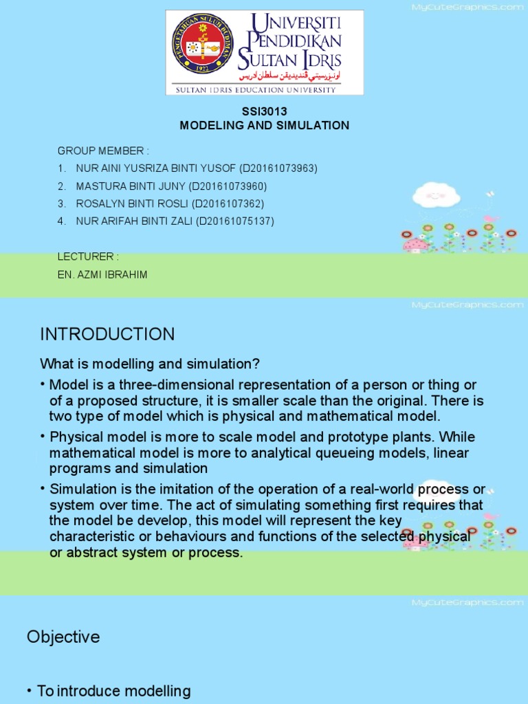 Modeling and Simulation | PDF