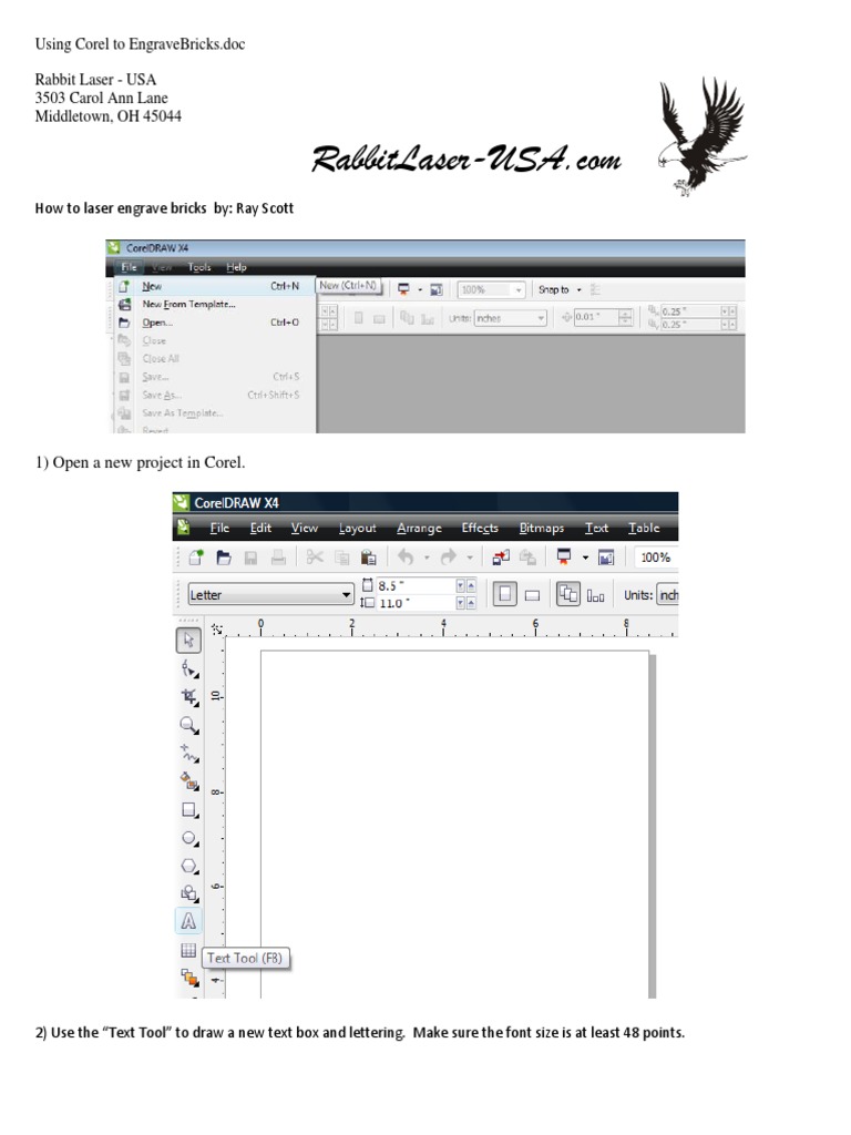 Corel Engrave Bricks | PDF | Teaching Methods & Materials
