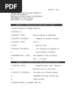 Filipino Radio Broadcasting Script | PDF