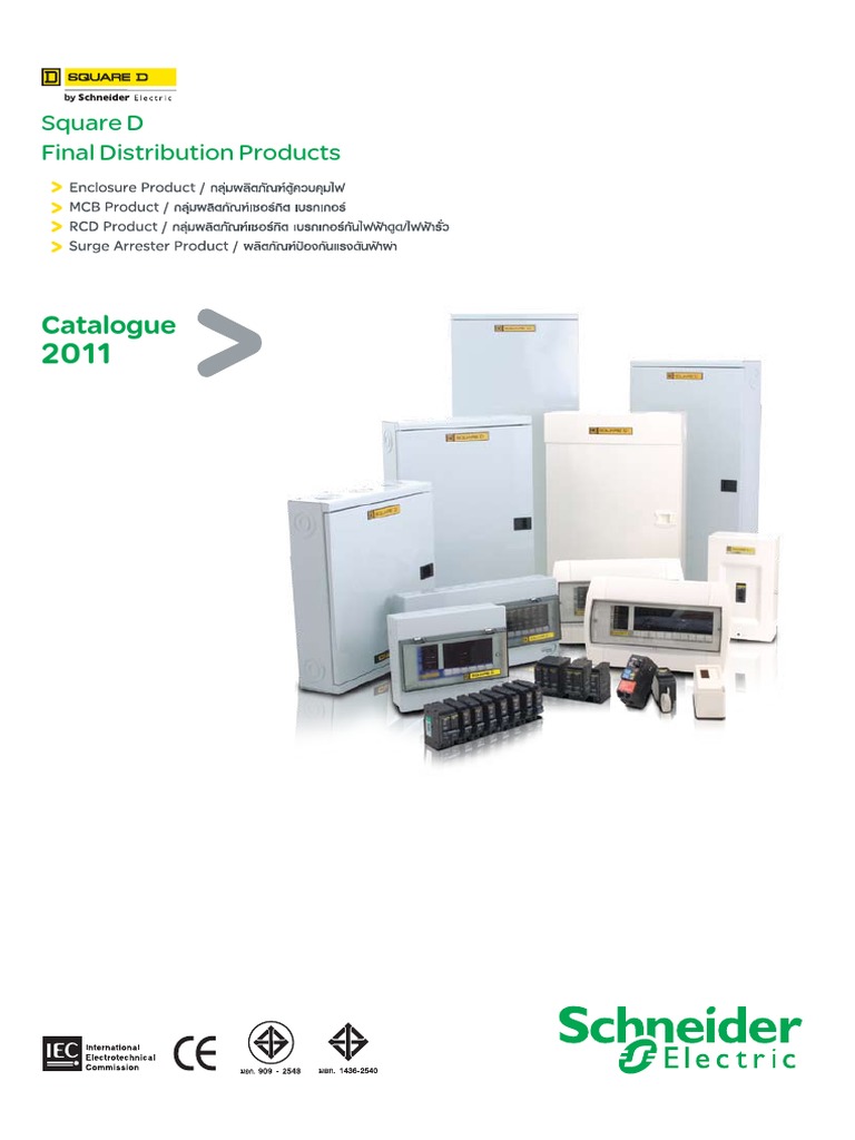 Square D Product Catalog 2011 | PDF | Components | Equipment