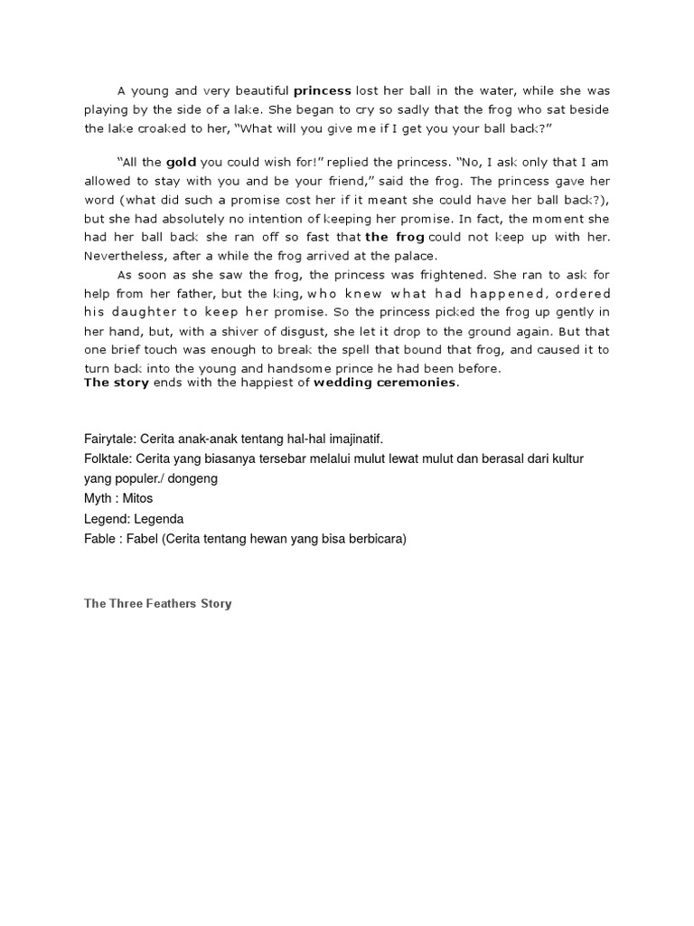 Contoh Narrative Text | PDF | Legends | Oral Literature