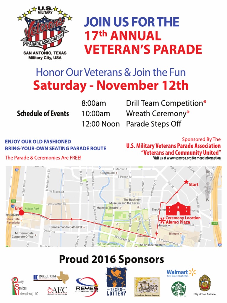 Veterans Day Parade Flyer | PDF