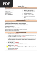 Big and Small Lesson Plan | PDF | Lesson Plan | Classroom