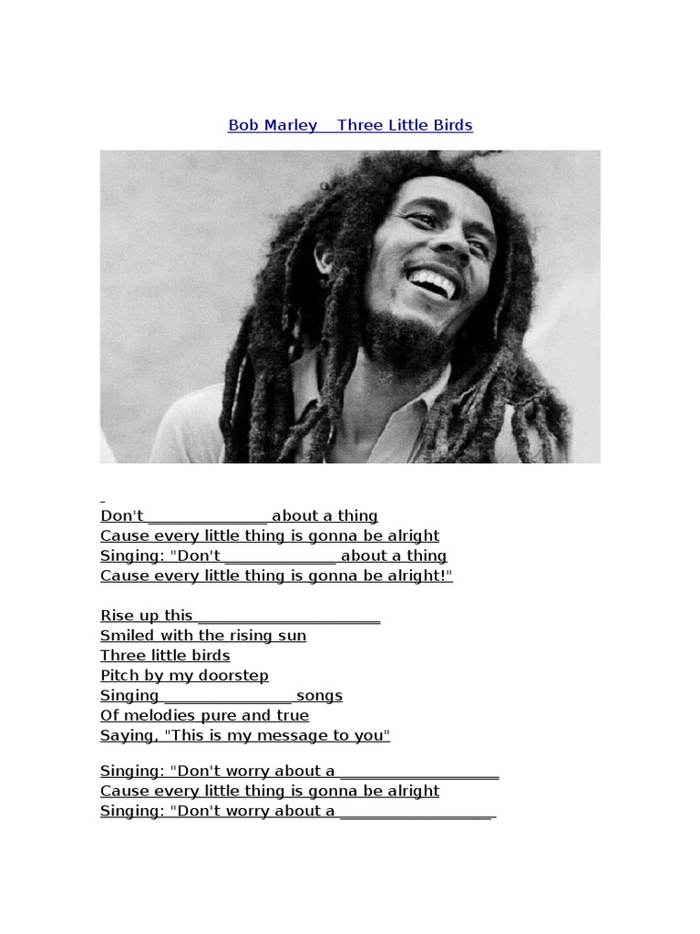 Activity Song Bob Marley | PDF