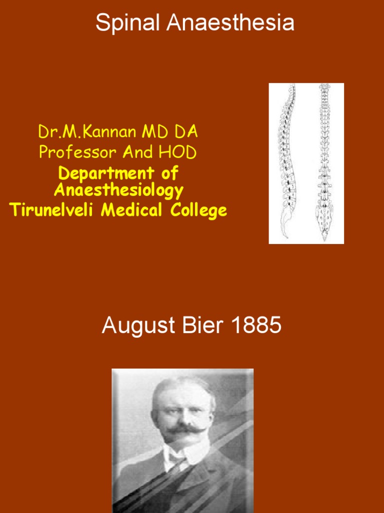 Spinal | PDF | Anesthesia | Health Care