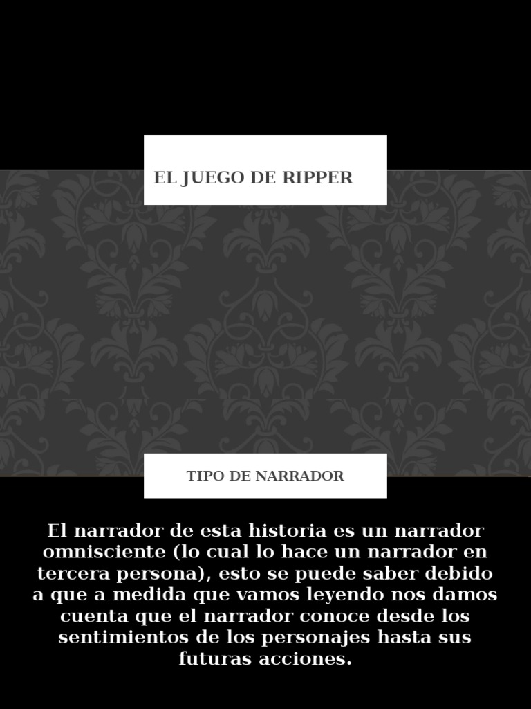 El Juego de Ripper | PDF