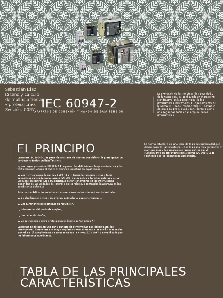 Iec 60947-2 | PDF | Corriente eléctrica | Electromagnetismo
