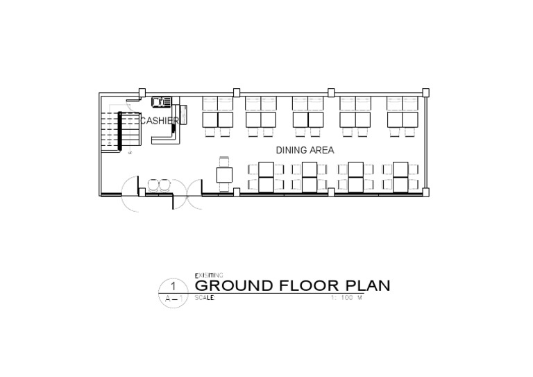 Ground Floor Plan: Cashier | PDF