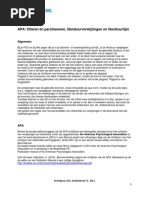 De Nederlandse APA Regels Handleiding 7e Editie Scribbr | PDF
