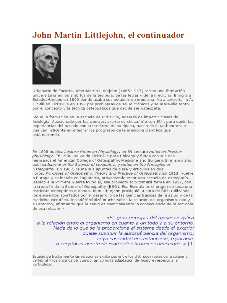 John Martin Littlejohn | PDF | Medicina | Science