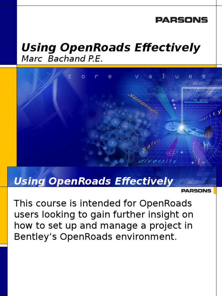 Using OpenRoads Effectively | PDF | 3 D Modeling | Computer File