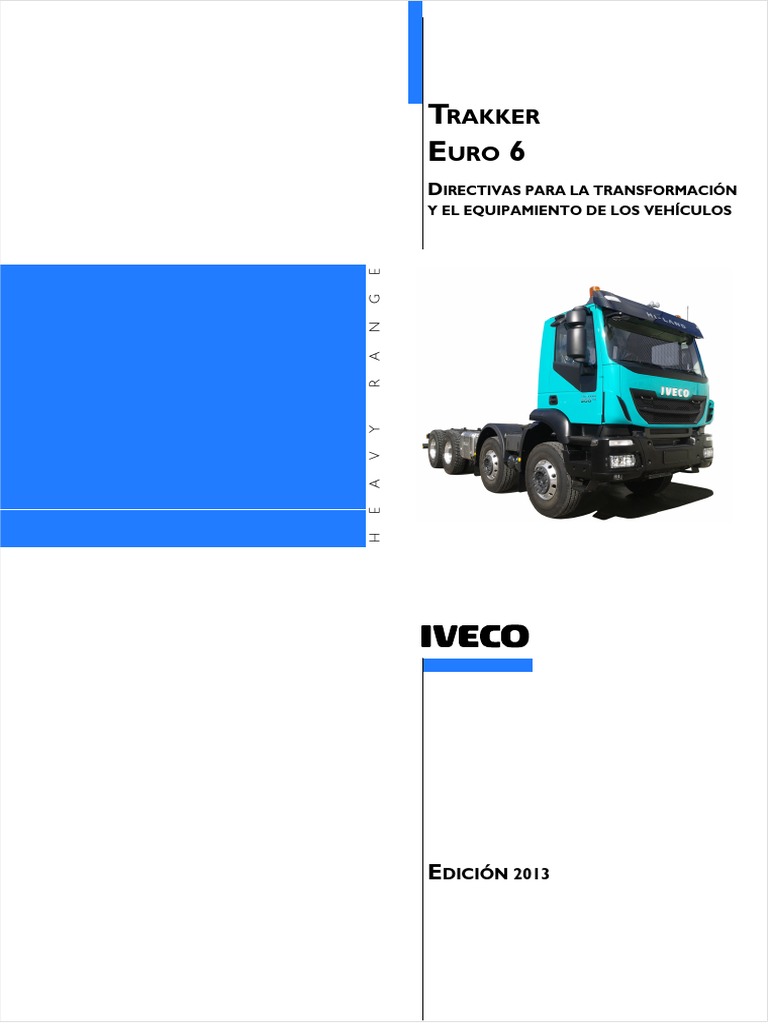 04 Manual Carrozado TRAKKER Euro6 | PDF | Eje | Tornillo