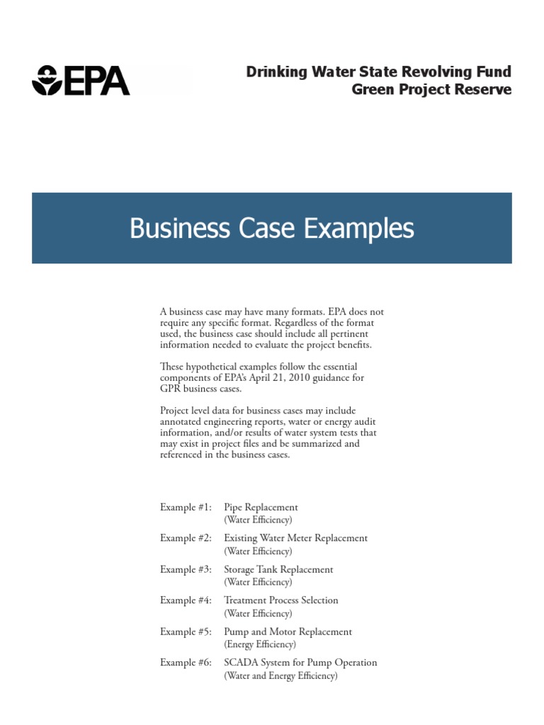 Business Case Examples PDF | PDF