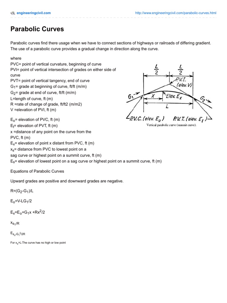 Parabolic Curves | PDF | Teaching Methods & Materials | Science ...
