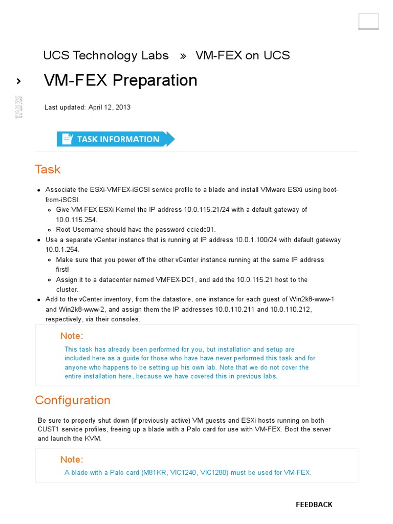 UCS 8 01 VM-Fex-01 | PDF | Computer Network | Computer Networking
