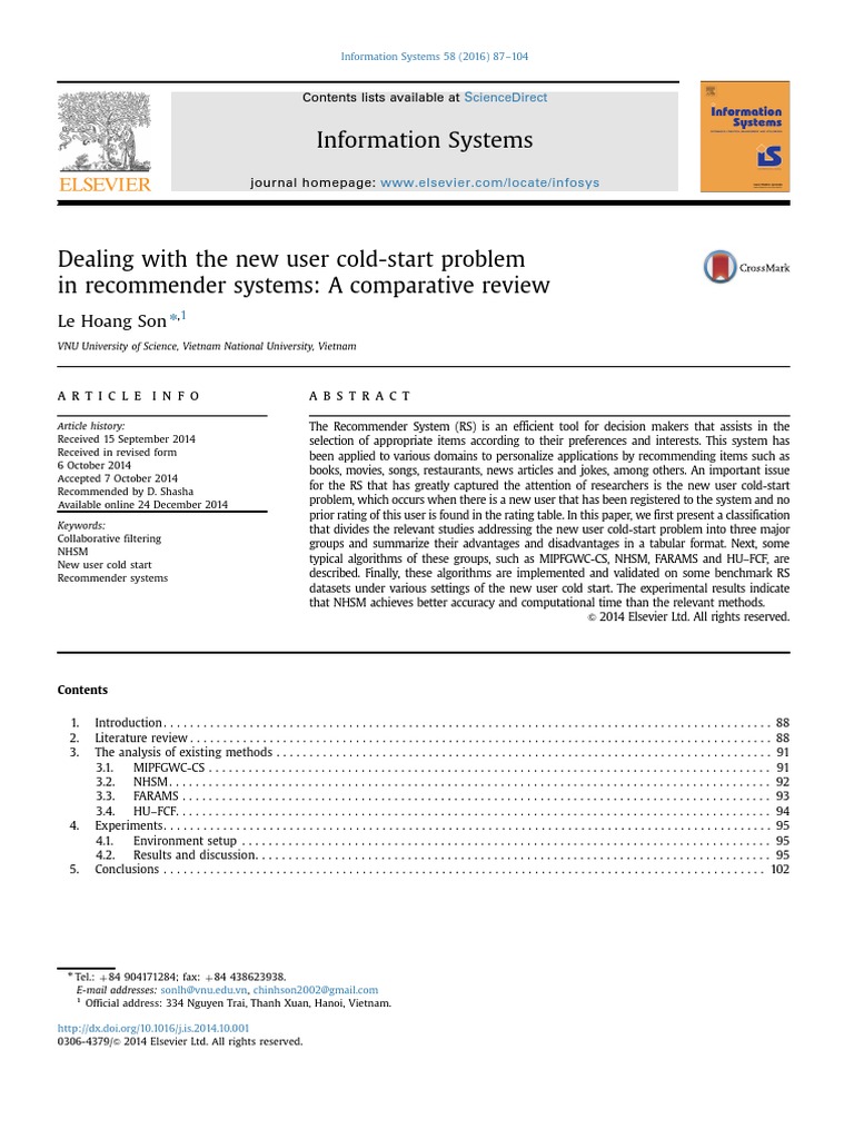 Cold Start Problem | PDF | Applied Mathematics | Computing