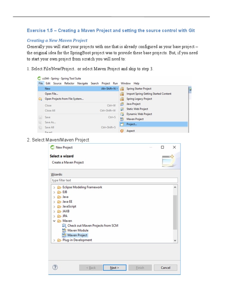 Maven Project Setup with Git Integration | PDF | Computers | Technology ...