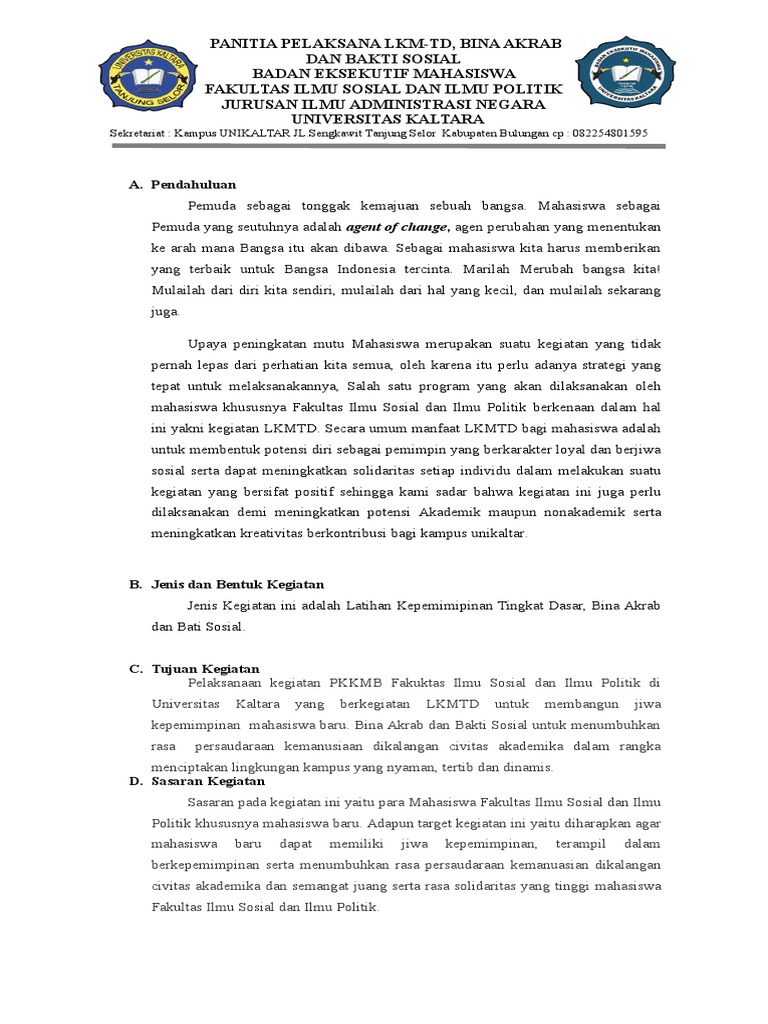 LPJ Study Banding Bem Unikal-Unesa | PDF