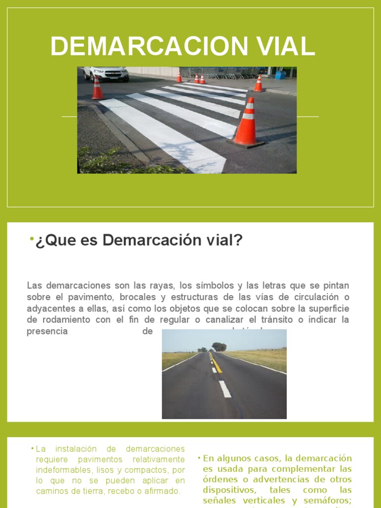 DEMARCACION | PDF | Peatonal | Semáforo