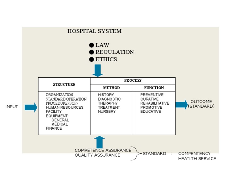 Hospital System Law Regulation Ethics: Structure Process Method ...