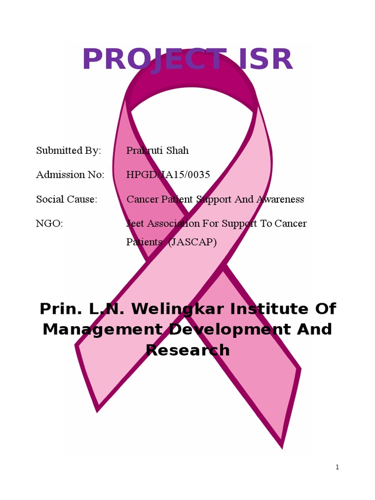 Project Isr - Jascap | Download Free PDF | Cancer | Radiation Therapy