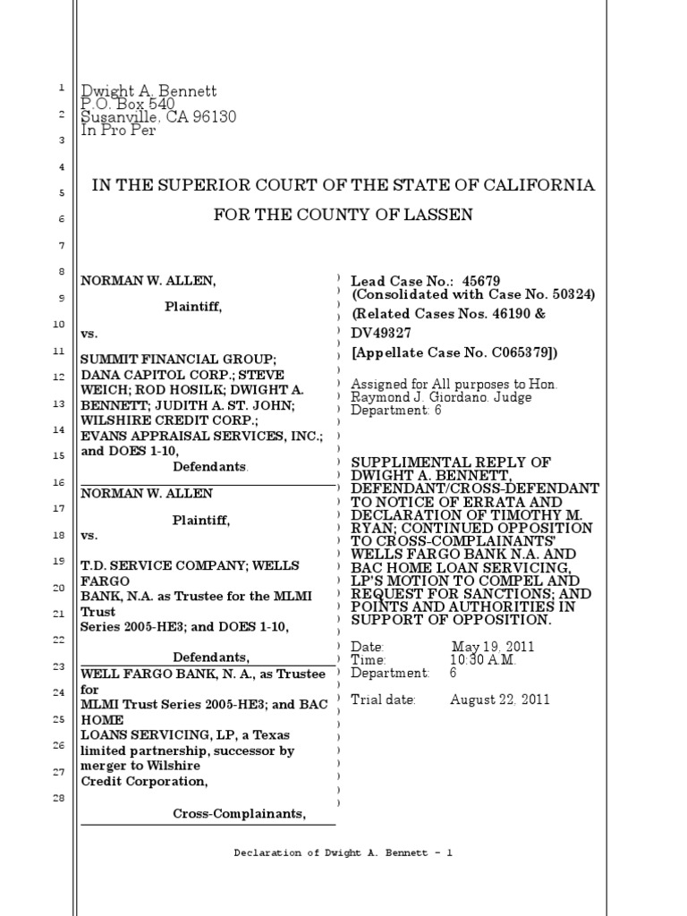 Supplimental Reply in Opposition To Motion Compel Answers | PDF | Deposition (Law) | Discovery (Law)